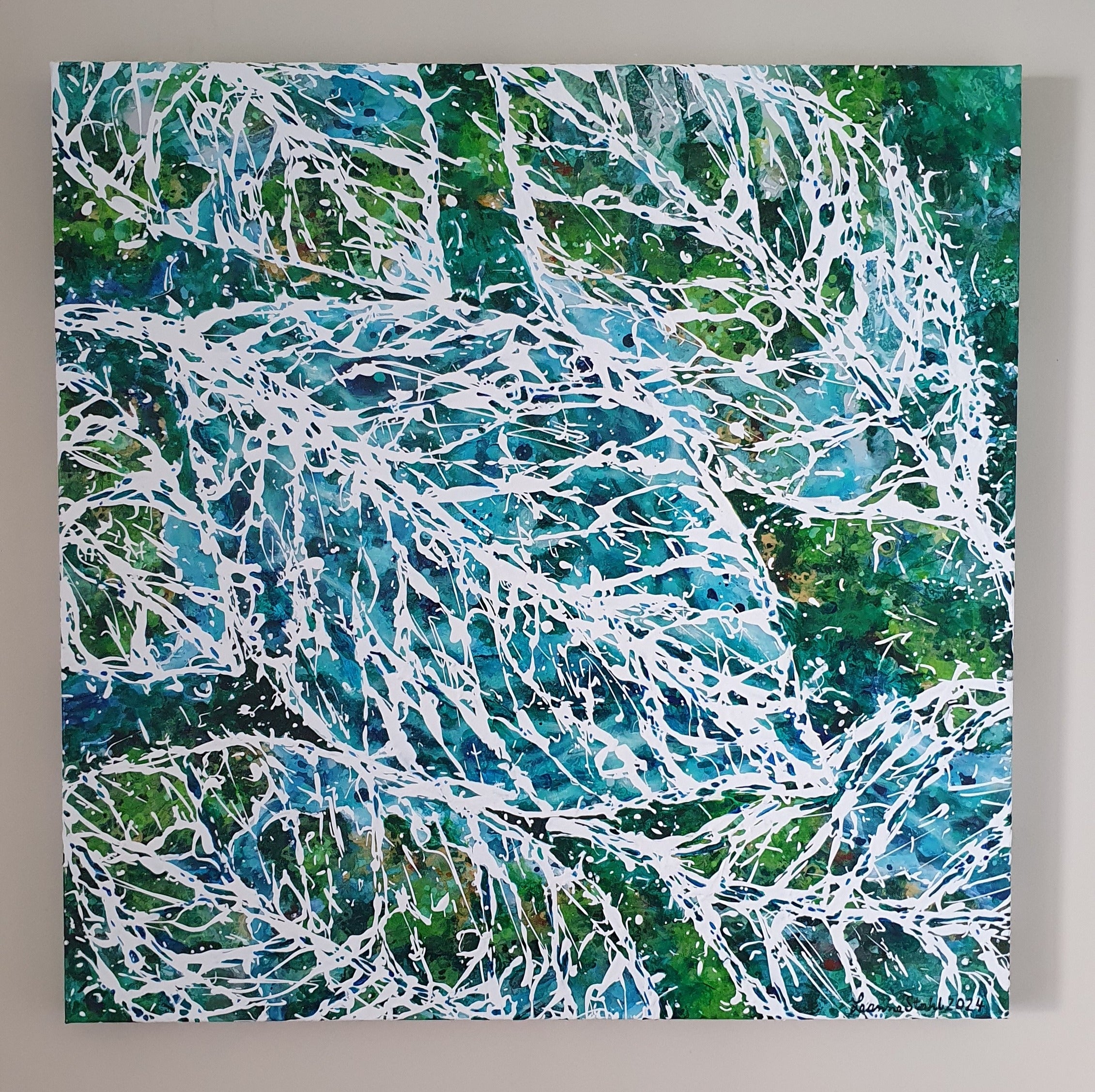 Overflow - Living Leaves | Leanne Stahl Art
